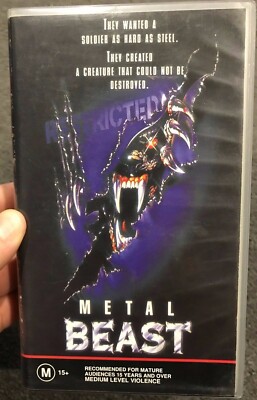 Metal Beast (aka Project Metalbeast) VHS TAPE (90s / 1995 sci-fi horror ...