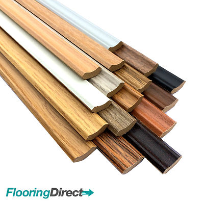 Long Pack 10 x 2.4m Metre Length MDF Laminate Floor Scotia Beading in ...