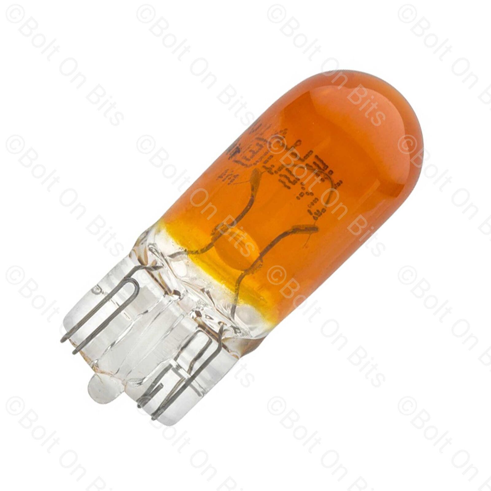 HELLA Indicator Side Repeater Orange/Amber Wing Bulb fits Transit ...