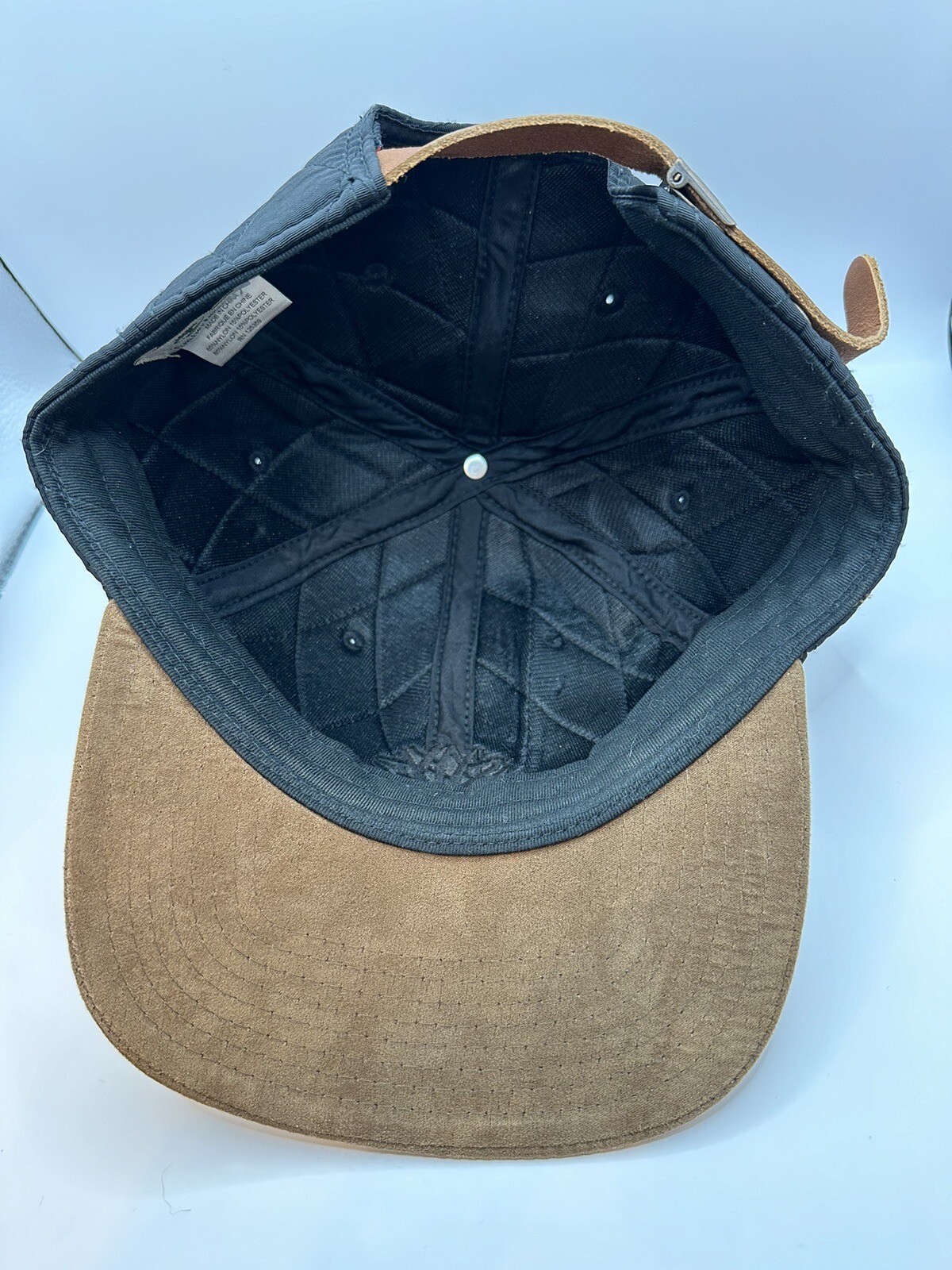 Timberland Quilted Baseball Cap Suede Bill Mens One S… - Gem