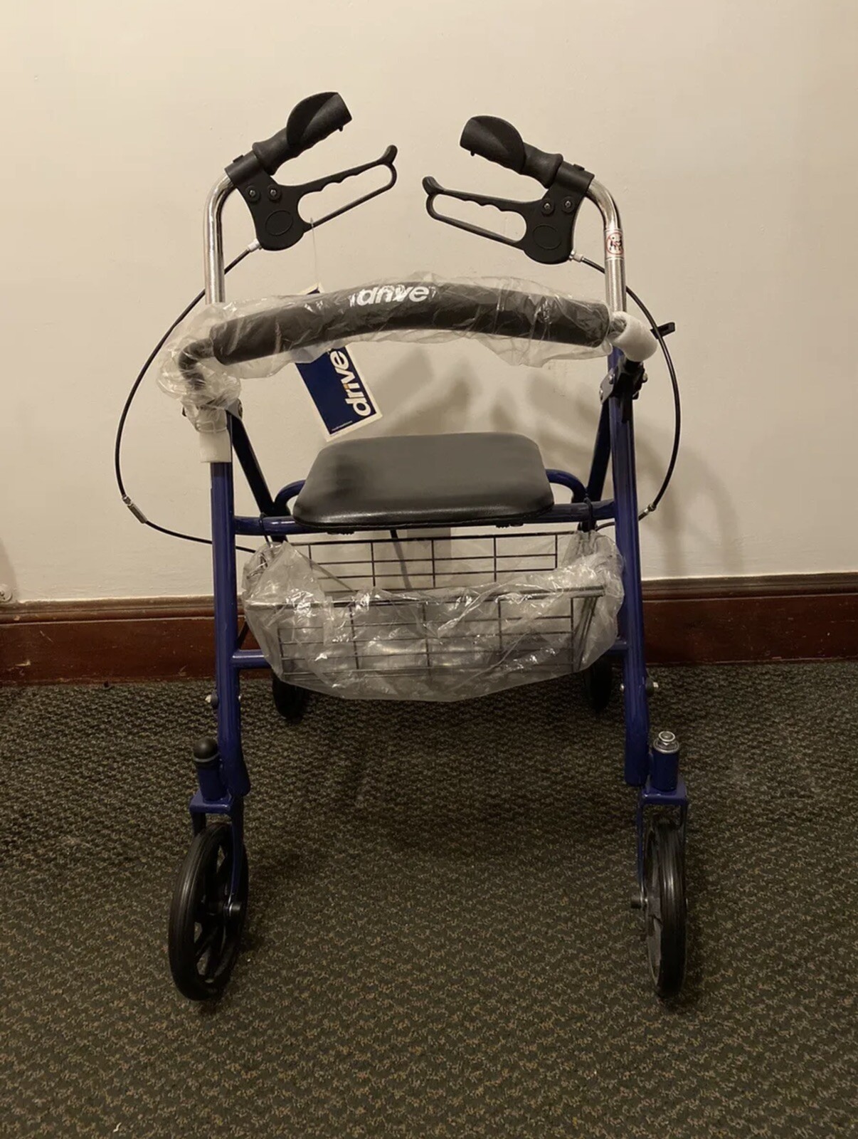 Brand New Drive Rollator Walker With Seat And Basket. 10257BL. | eBay