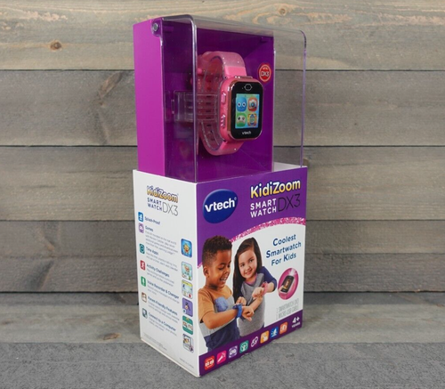 VTech KidiZoom Smartwatch Pic & Video Cameras & Games - Pink Glitter ...