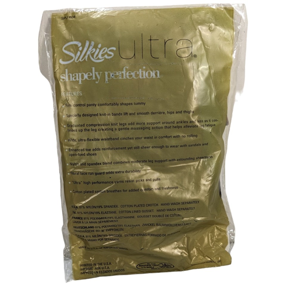 Silkies Pantyhose Ultra Shapely Perfection Off Black Barely 110106 ...