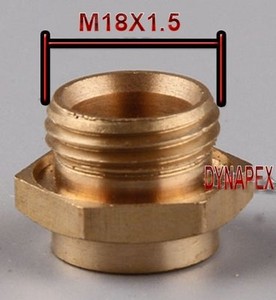 Fitting Reducer Metric M18 M18X1.5 Male to M14 M14X1.5 Female Gauge ...