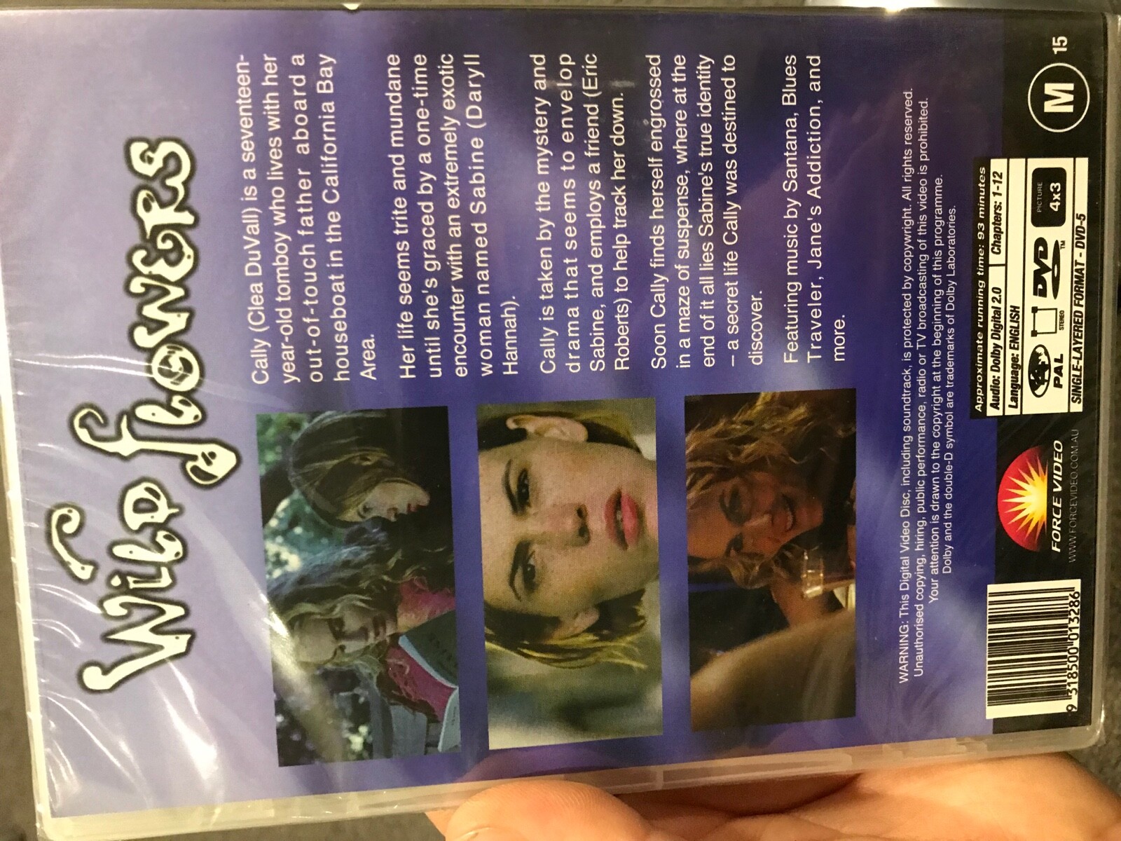 Wildflowers NEW/sealed region 4 DVD (1999 Daryl Hannah Eric Roberts ...