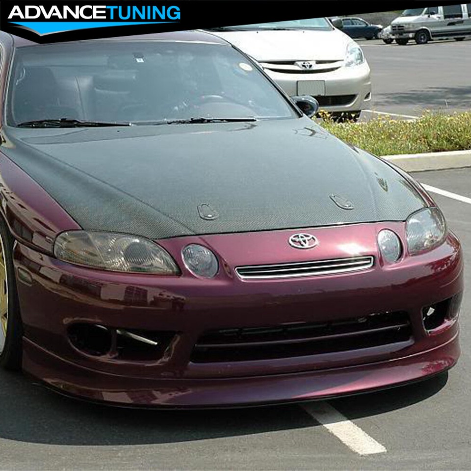 Fits 97-00 Lexus SC300 SC400 2DR WS Style Unpainted Front Bumper Lip ...
