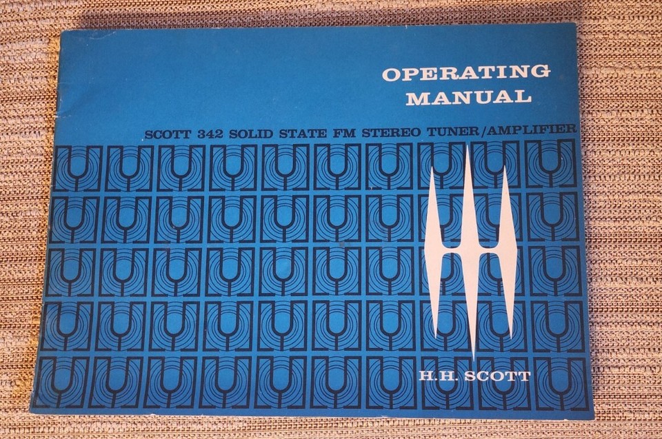 Classic HH Scott Stereomaster 342 Receiver w/ Walnut Case & Orig ...