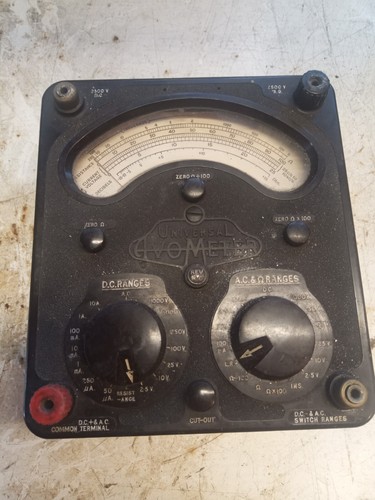 Vintage Universal Avometer Model 8X Panclimatic Retro 1960s Test Meter ...