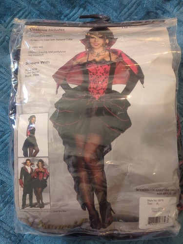 Beautiful Women's Vampire Costume Complete, XL | eBay