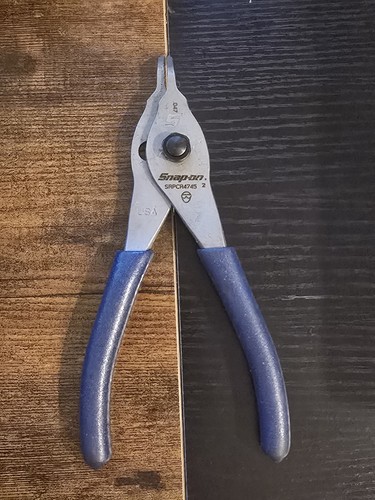 Snap-on ™ Tools USA NEW POWER BLUE 45° Tip .047 Snap Ring Pliers ...