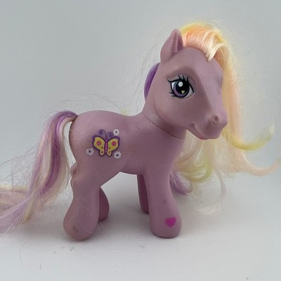 My Little Pony G3 Fluttershy 2003 Hasbro Purple Yellow Hair Butterfly ...