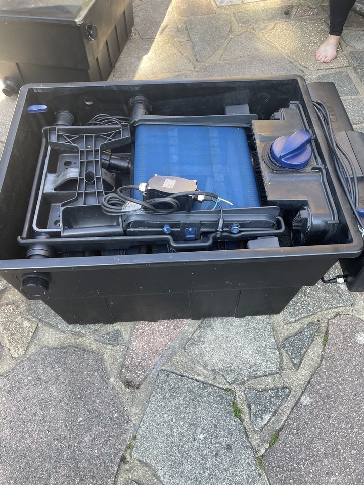 OASE SCREENMATIC 60000 KOI POND FILTER With OASE BITRON 55 w SELF ...