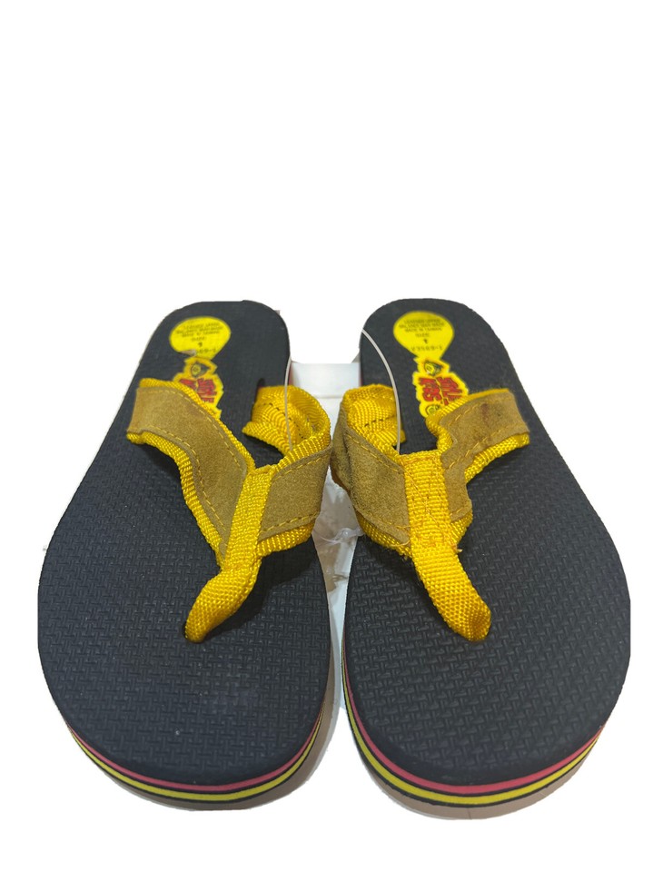 Vintage Kids Flip Flops Platform 70's 80's RARE New Old Stock Size 1 | eBay