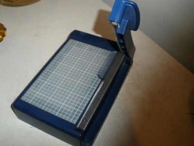 Creative Memories Personal Trimmer Paper Cutter Blue Swing Arm Drawer ...