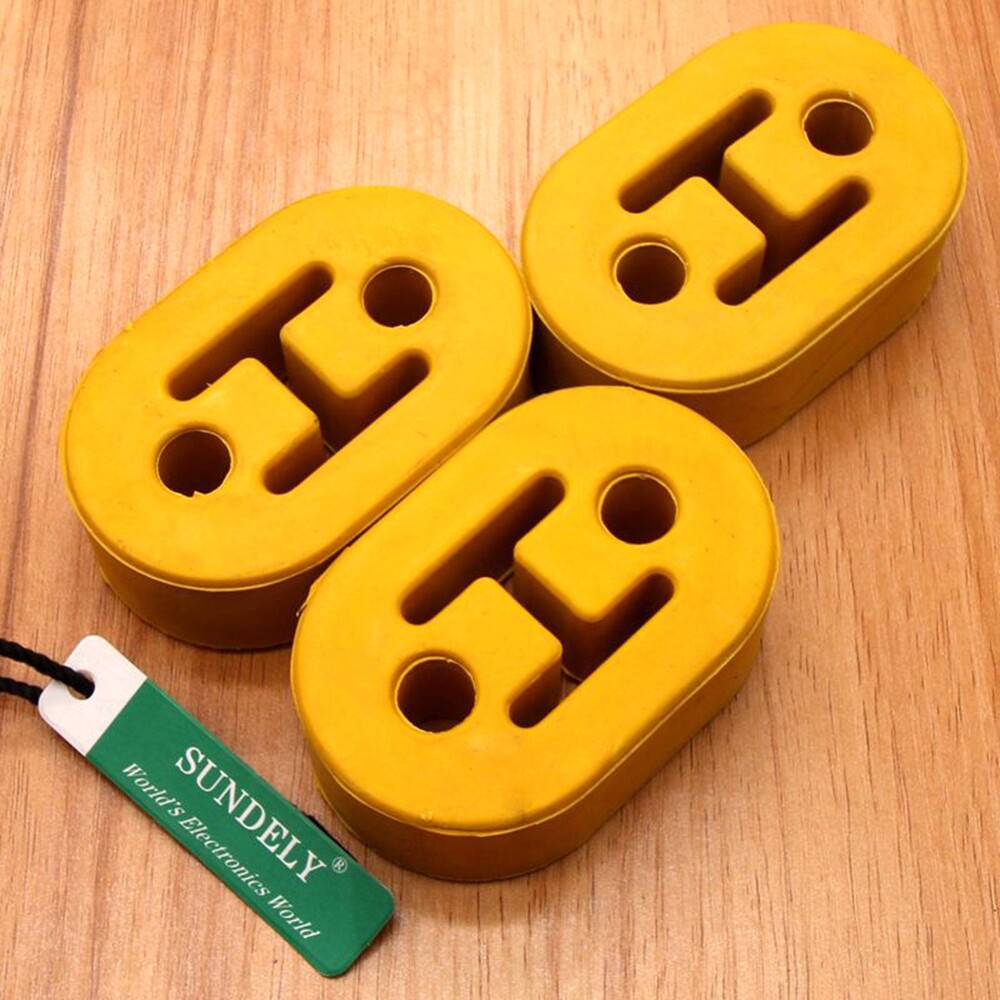 AU Universal YELLOW Heavy Duty Rubber Exhaust Mount Brackets Hangers1 ...