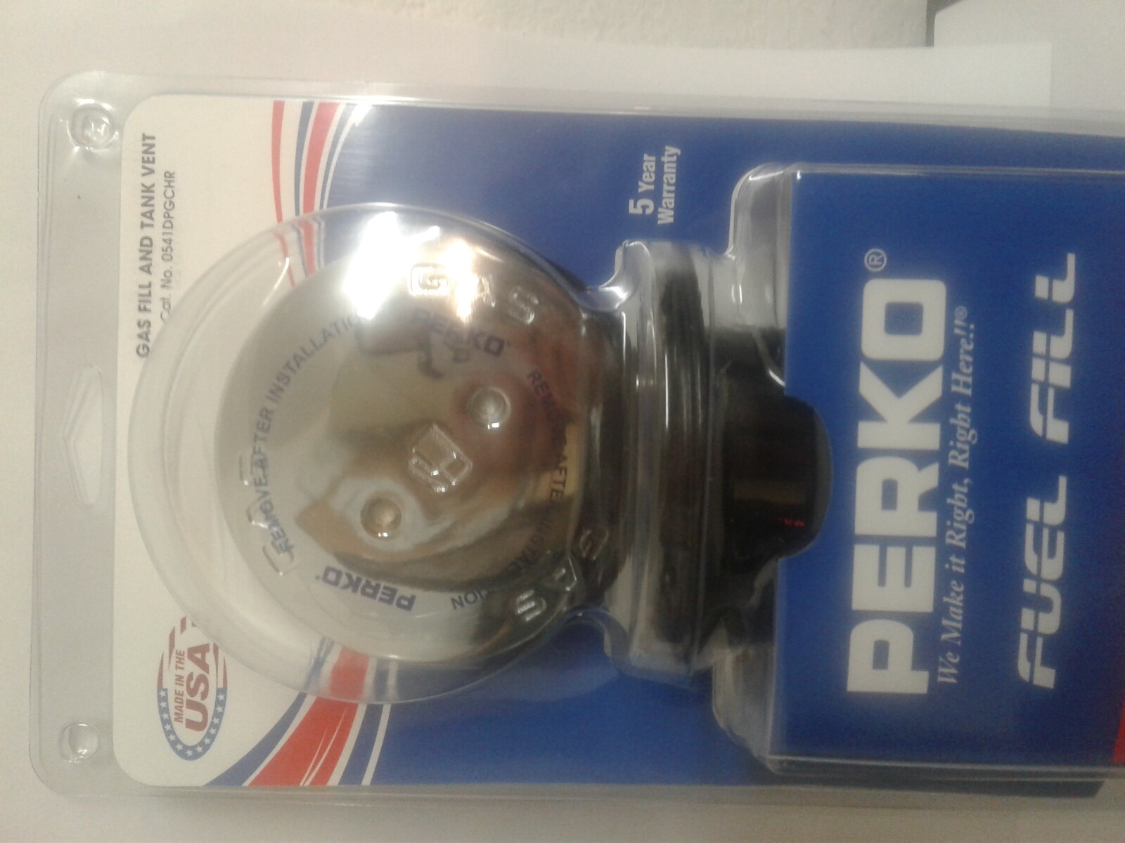 Perko 0541 DPG CHR Combo Gas Fuel Tank Deck Fill-Vent 1-1/2" Hose ...