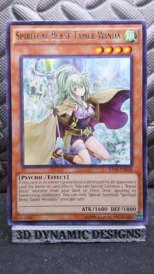 | Yugioh Spiritual Beast Tamer Winda RATE-EN026 Rare Raging Tempest NM ...