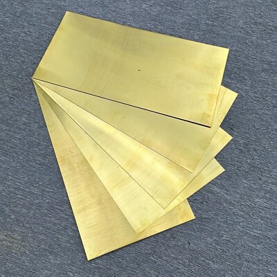 Brass Shim Sheet (CZ108) 0.002" to 0.020" 6"x3" Sheet Or Assorted Pack ...