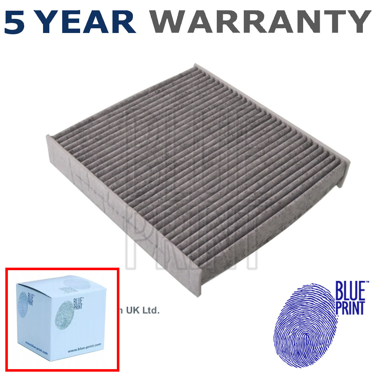 Cabin Filter Blue Print Fits Renault Captur 2013- Clio 2012- Dacia ...