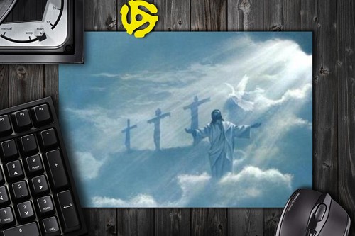 Jesus #3 Christian Christ Cross Mouse Pad Mousepad Retro Home Office ...