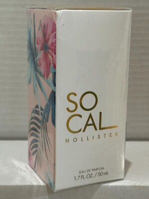 Hollister So Cal SoCal Eau de Parfum Fragrance Perfume Spray edp 1.7 oz ...