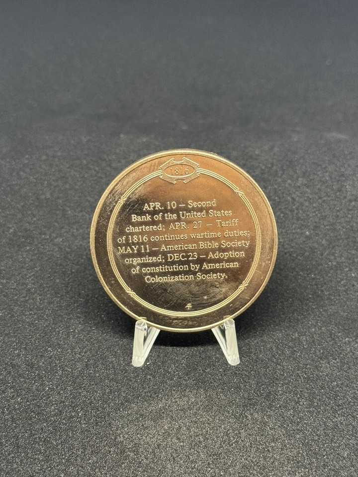 Second Bank of the United States Chartered Coin - April 10, 1816 | eBay