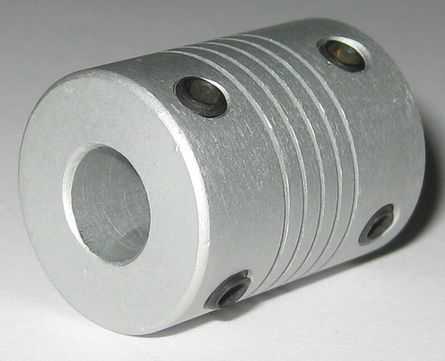8 mm to 8 mm Shaft Flexible Coupling - 8mm to 8mm - Aluminum Flex ...