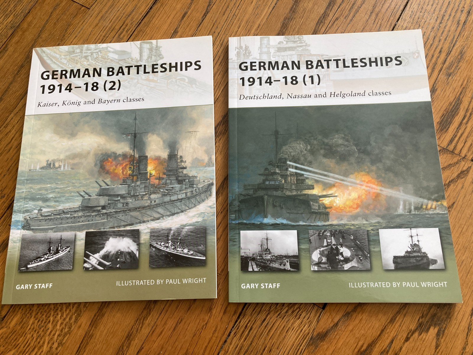 Lot of 2 Osprey New Vanguard German Battleships 1914-18 #1 & #2 | eBay