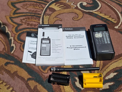 Radio Shack PRO-106 20-106 Digital Trunking Handheld Portable Radio ...