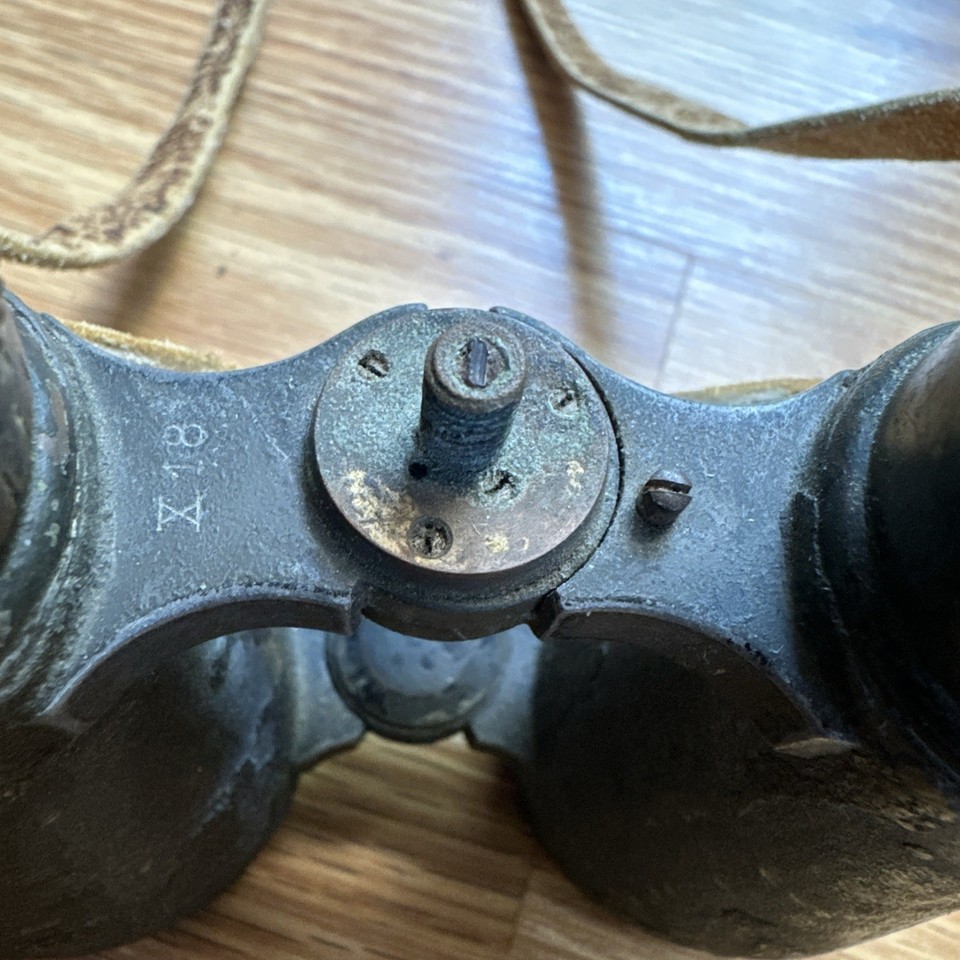 WW1 German Binoculars-Fernglas 08 Emil Busch AS IS World War 1917 1918 ...