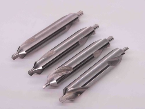 4PCS KEO #4 1/2 X 90 DEGREE HSS CENTER TWIST DRILL BIT 97865372 3/8 ...