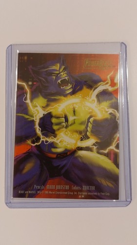 1995 Flair Marvel Annual Power Blast Beast #12 | eBay