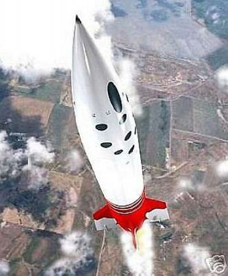 Canadian Arrow Space Rocket Desk Wood Model Regular New Free Shipping ...