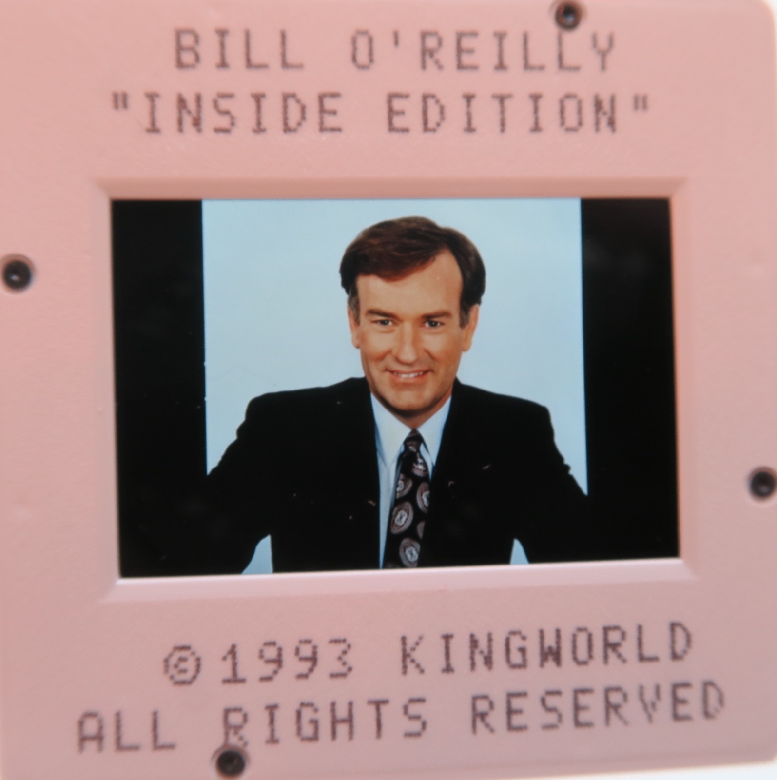 BILL O'REILLY INSIDE EDITION FACTOR FOX NEWS author, historian ORIGINAL ...