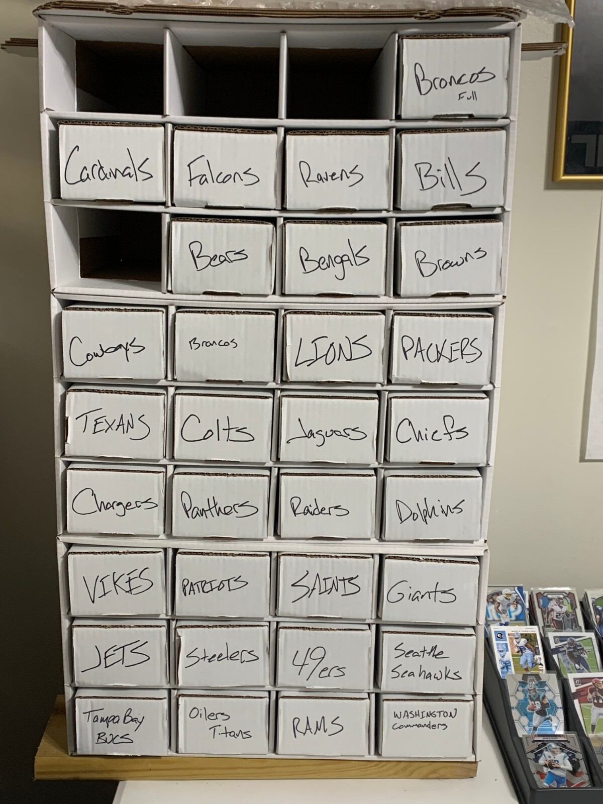 800 COUNT BOX Football Cards parallels, Rookies, Vets, HOF, Your team ...