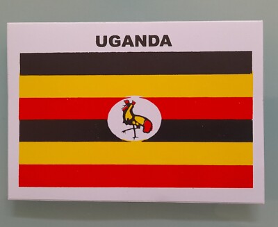 World flag stickers - UGANDA FLAG STICKER HARIASTAMP Bumpasticka Bumper ...