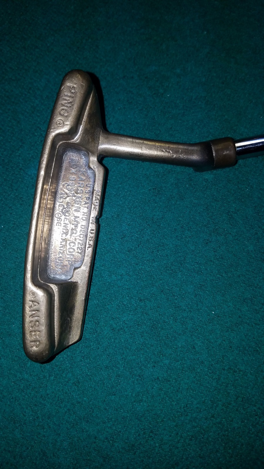 PING ANSER RARE KARSTEN MFG CO 85068 PUTTER RH 34 sound slot | eBay