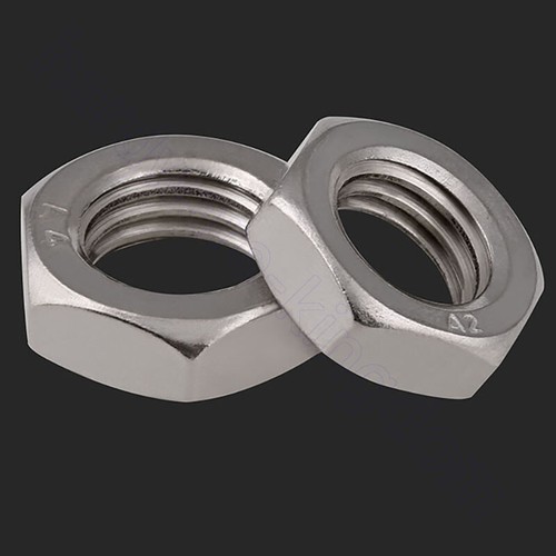 Hex Half Thin Nuts Jam Nut 316 A4 Stainless M4 M5 M6 M8 M10 M12 M14 M16 ...