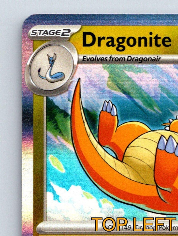 Stage 2 Dragonite HP 180 Jet Cruise Ability Dragon Pulse Gold Colorful ...