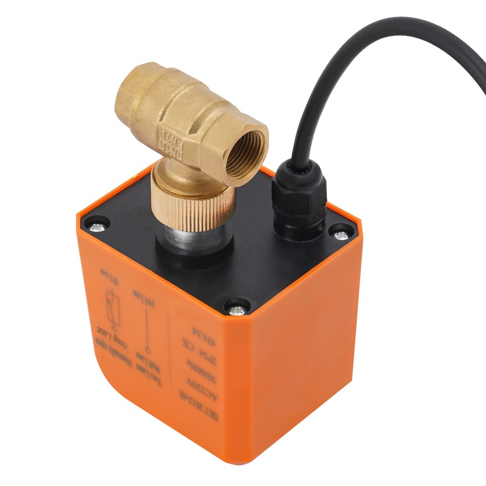 3/8" Motorized Ball Valve N/O, Motorized Ball Valve 2-wire Normally ...