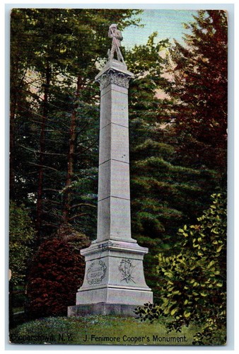 J. Fenimore Cooper's Monument Statue Park Cooperstown New York NY ...