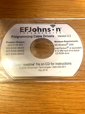 EF Johnson 023-5100-970 / 023-5300-98001/98002/98003 Drivers | eBay