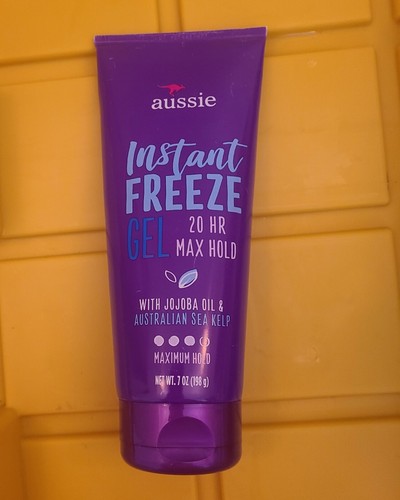 Aussie Instant Freeze Hair Gel 20 Maximum Hold 7oz With Jojoba Oil | eBay