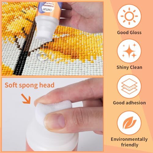 Diamond Painting Sealer 120ML/4 OZ, 5D Diamond Painting Glue, Diamond ...