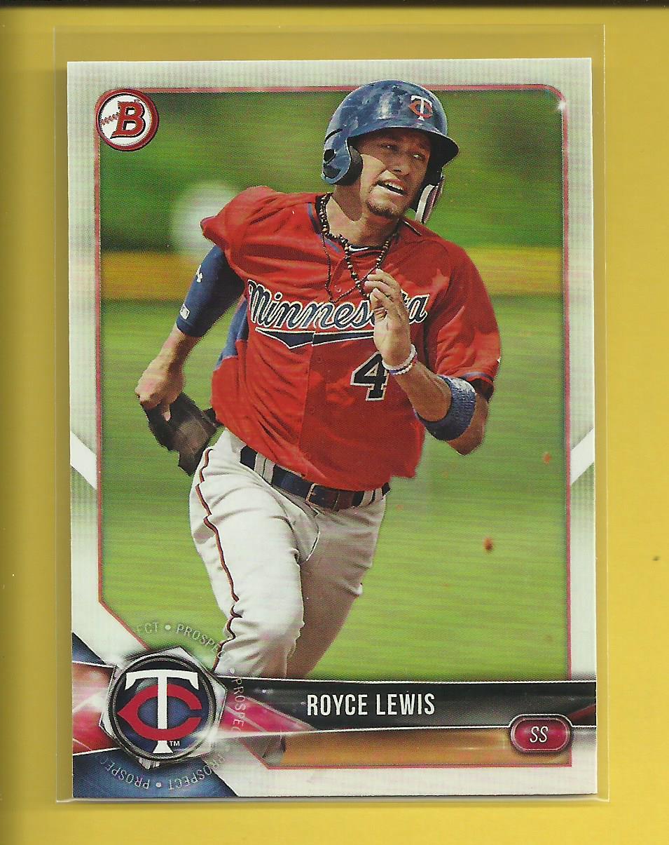 Royce Lewis RC 2018 Bowman Prospects Rookie Card # BP93 Minnesota Twins ...