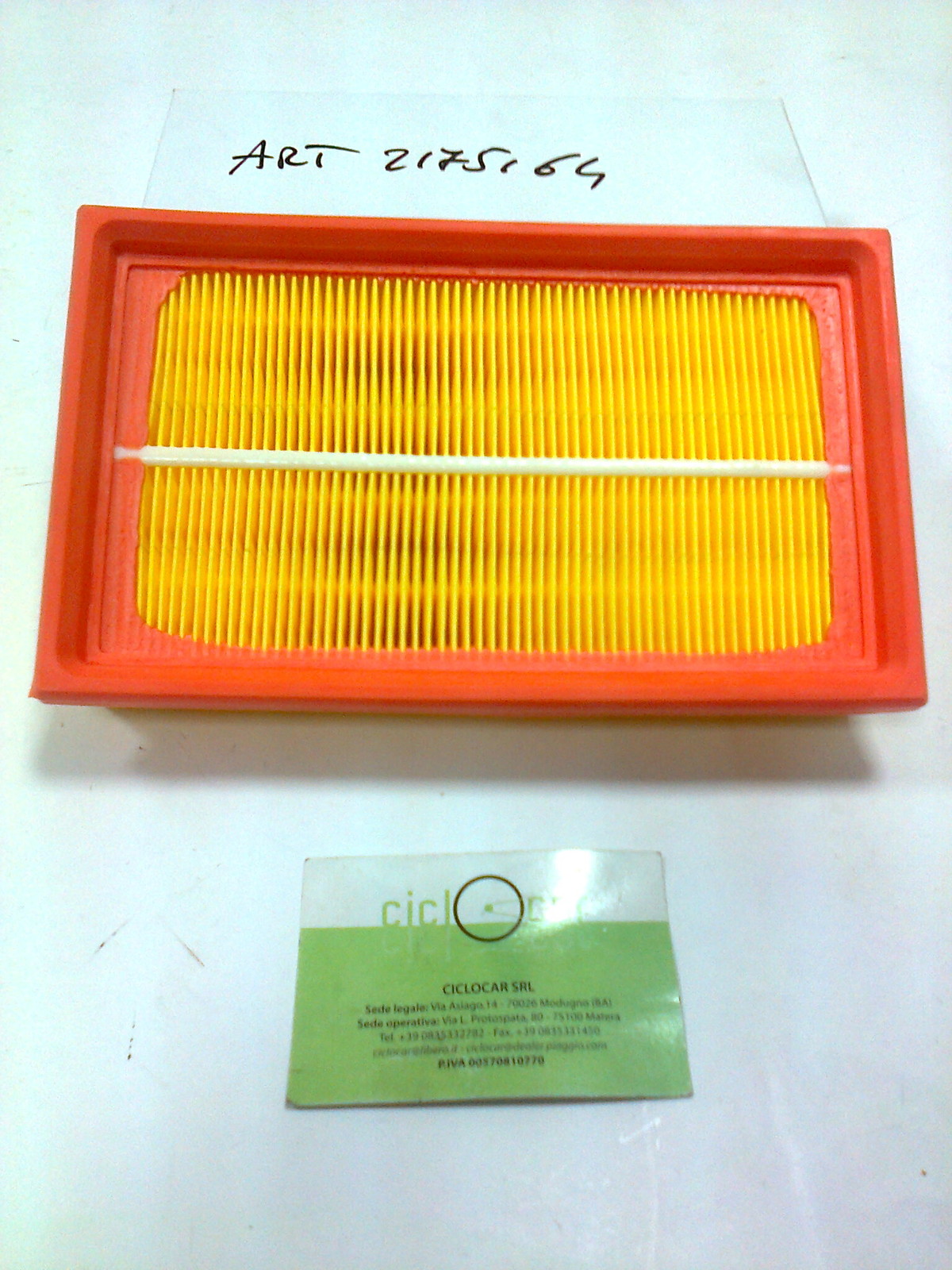 Air Filter Microcar-Ligier - Lombardini Engines LDW502-M500-Ligier Nova ...