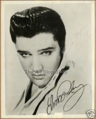 Elvis Presley signed photo print | eBay UK