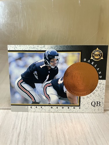 1997 Jeff George QB Raiders 14 Pinnacle Football Card | eBay