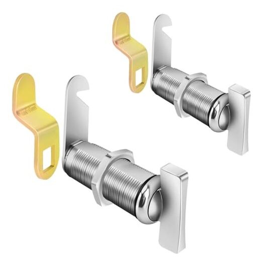 Keyed Alike Drawer Locks 4-Pack Cabinet Cam Locks With Keys - 2-1/8 ...