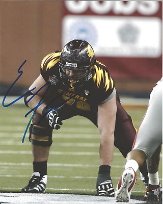 CENTRAL MICHIGAN ERIC FISHER SIGNED 8X10 PHOTO W/COA KANSAS CITY CHIEFS ...